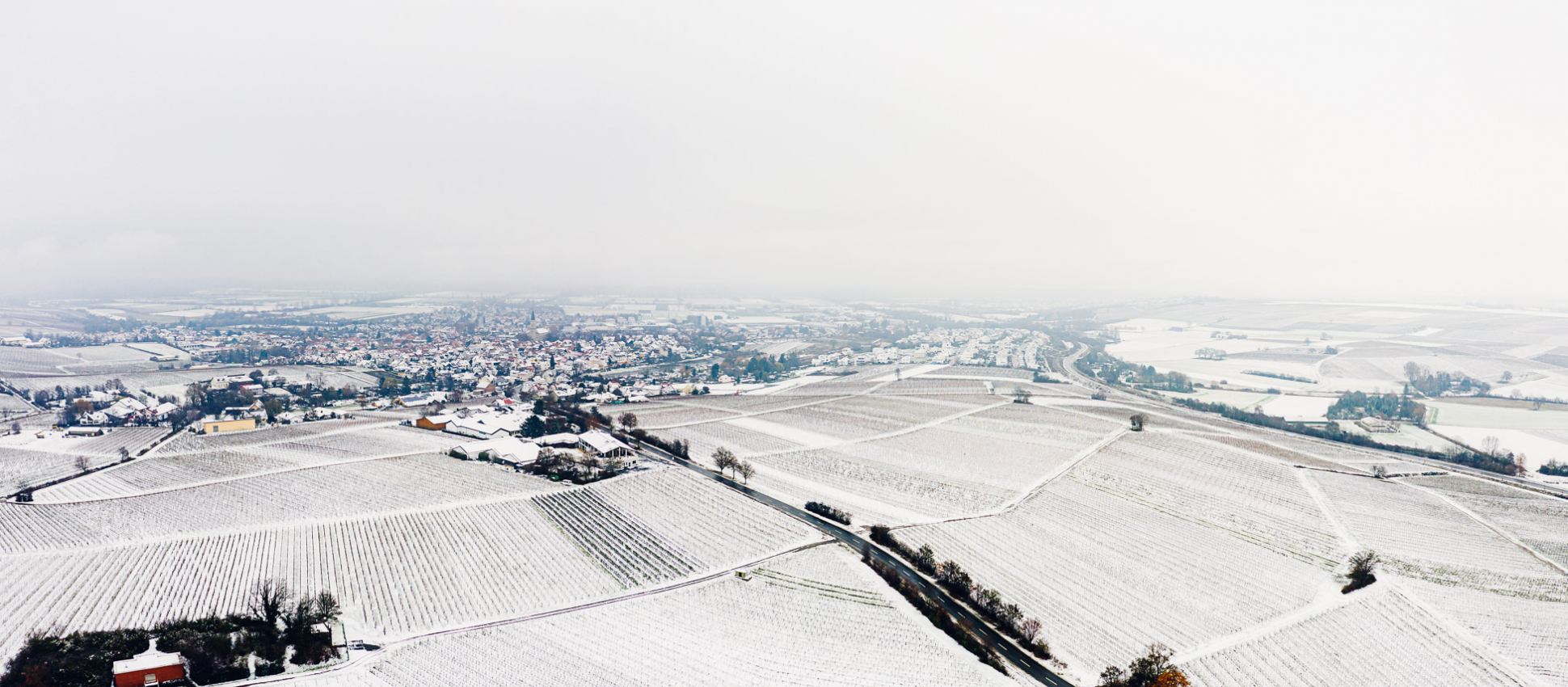 Luftbild Bodenheim im Schnee - VONGANZOBEN Luftbildfotografie | Der ...