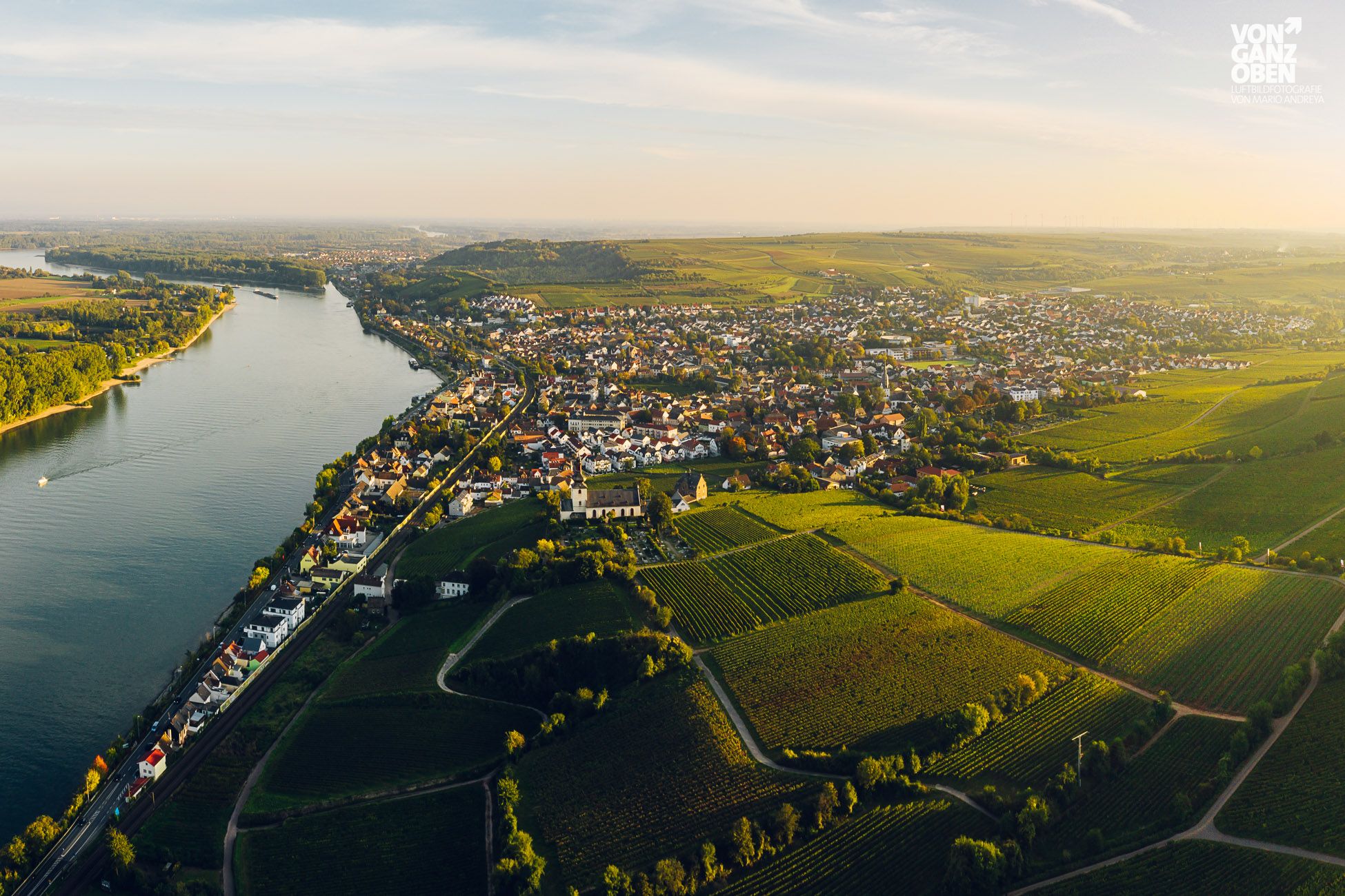 Luftbild Nierstein - VONGANZOBEN Luftbildfotografie | Der Fotograf für ...